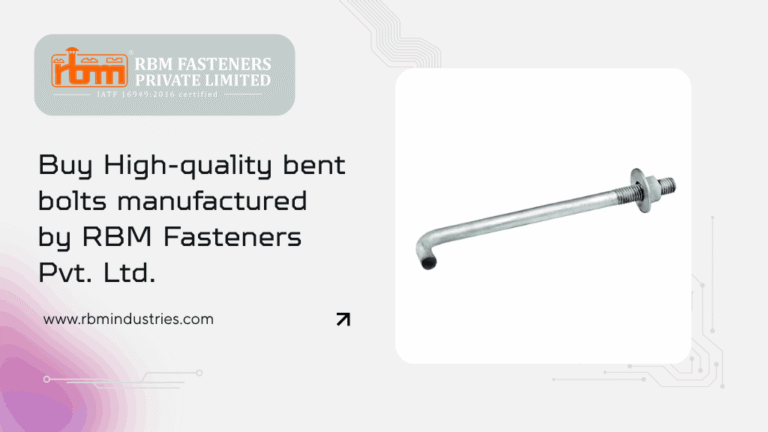 Top Bent Bolt Wholesalers in India | RBM Fasteners Pvt. Ltd.